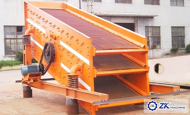 10-600 T / H Vibro Sand Screening Machine, Linear Motion Vibrating Screen